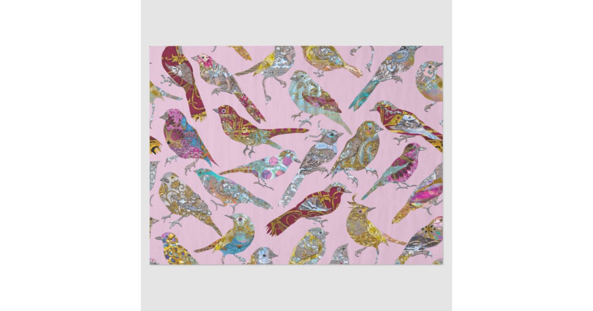 Dancing Birds Tissue Paper | Zazzle