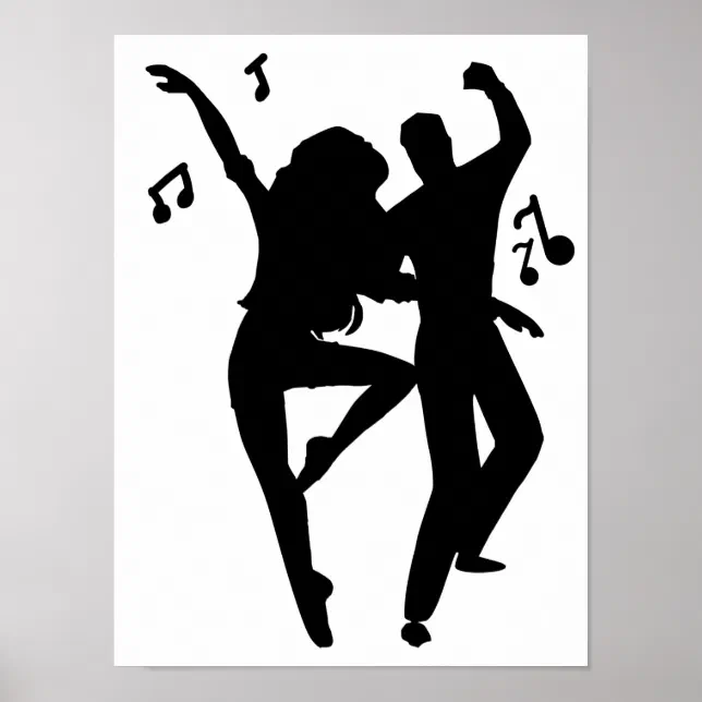 Dancing Couple Poster | Zazzle