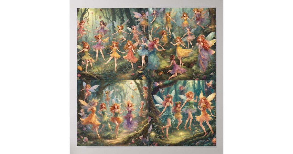 Dancing Fairies Poster | Zazzle