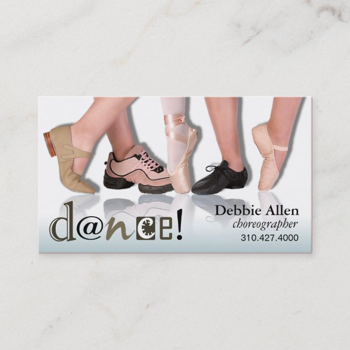 "Dancing Feet" - Choreographer, Dancer, Instructor Business Card ...