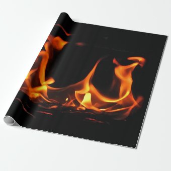 Dancing Fire Wrapping Paper | Zazzle