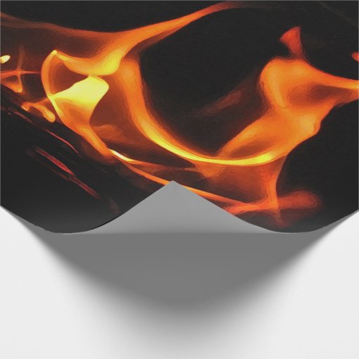 Dancing Fire Wrapping Paper | Zazzle