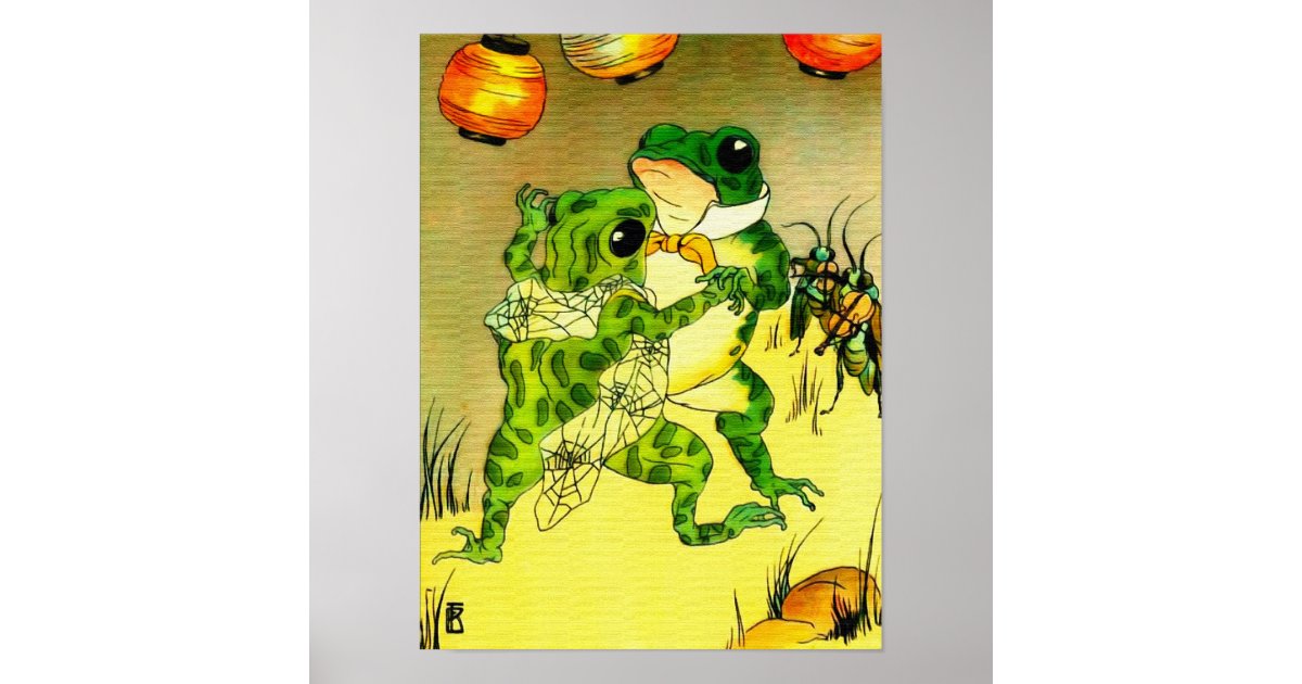 Dancing Frogs Poster | Zazzle