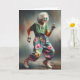 Dancing Hip Old Lady For Birthday Card | Zazzle
