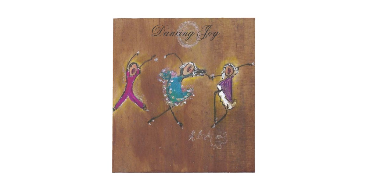 Dancing Joy Notepad | Zazzle