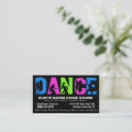 Dancing Lessons or Dance Studio Business Card | Zazzle