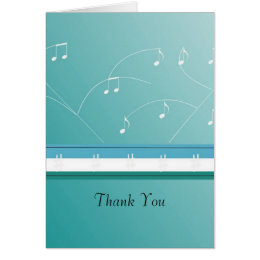 Music Thank You Cards - Greeting & Photo Cards | Zazzle