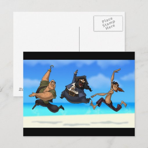 Dancing Pirates Postcard | Zazzle