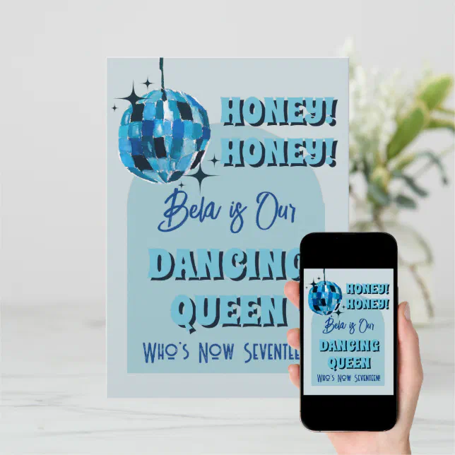 Dancing Queen Birthday Invitation | Zazzle