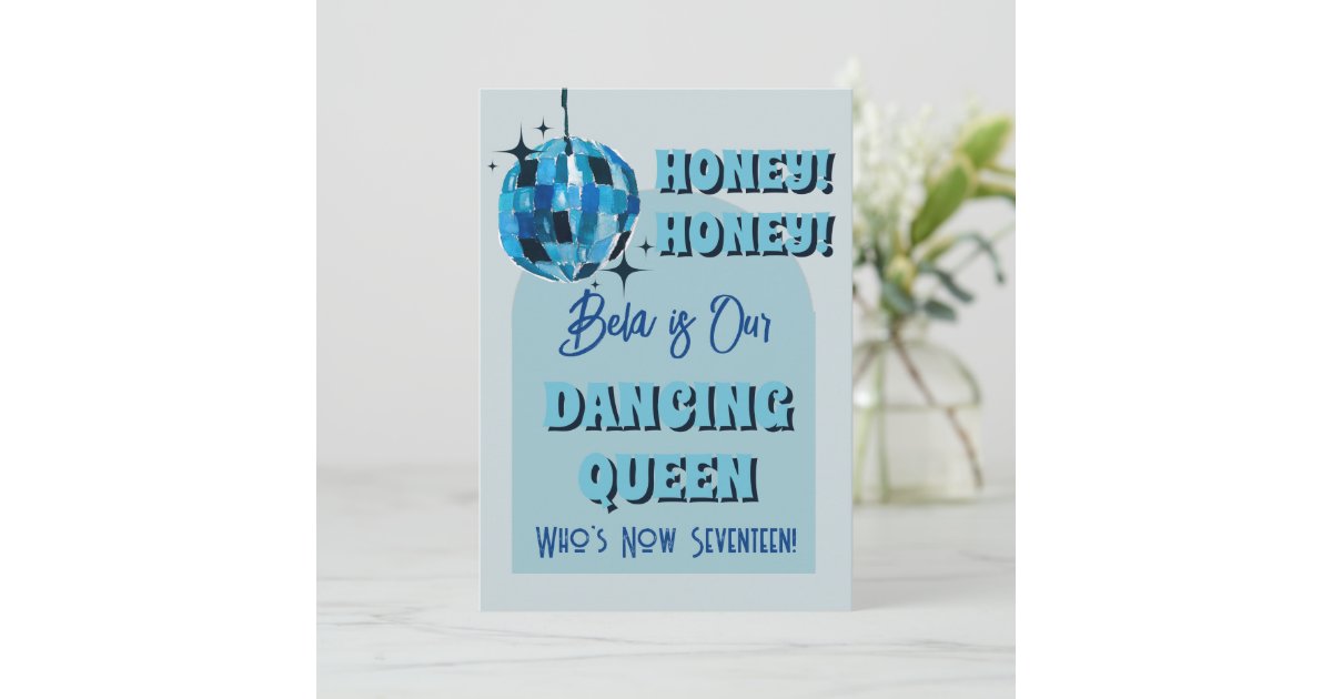 Dancing Queen Birthday Invitation | Zazzle