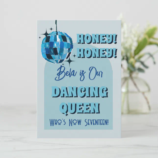 Dancing Queen Birthday Invitation | Zazzle