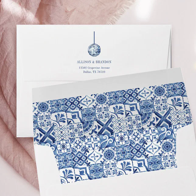 Dancing Queen Greek Santorini Mediterranean Envelope | Zazzle