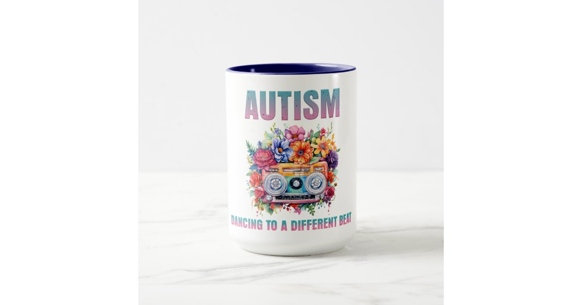 Dancing to a Different Beat. Autism Awareness Mug | Zazzle
