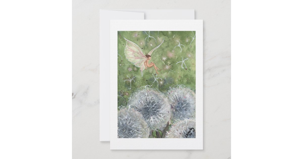 "Dandelion Clocks Fae" Invitation | Zazzle