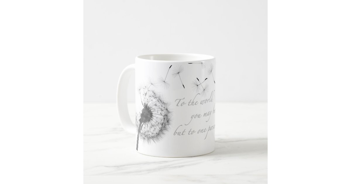 Dandelion Inspiration Classic Mug | Zazzle.com