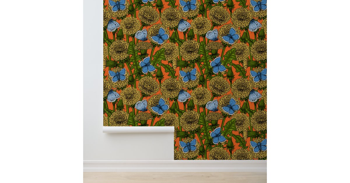 Dandelion medow wallpaper | Zazzle