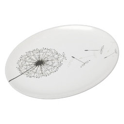 Dandelion Melamine Plate | Zazzle