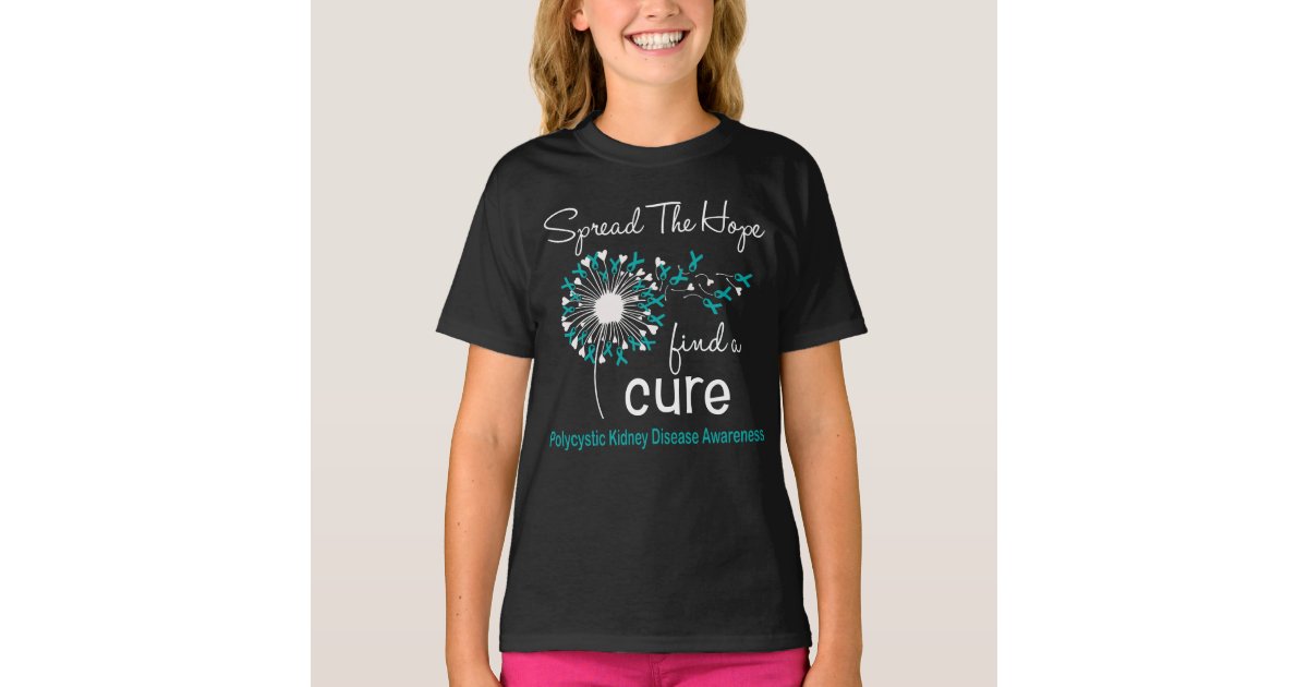 Dandelion Polycystic Kidney Disease Awareness T-Shirt | Zazzle