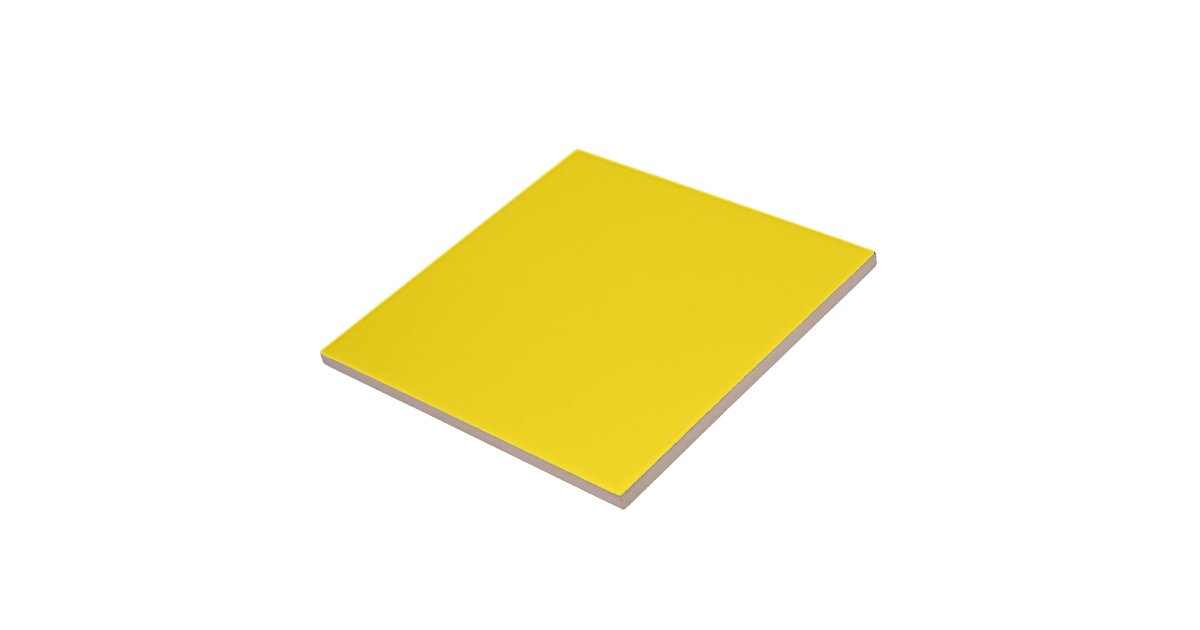 Dandelion (solid color) ceramic tile | Zazzle