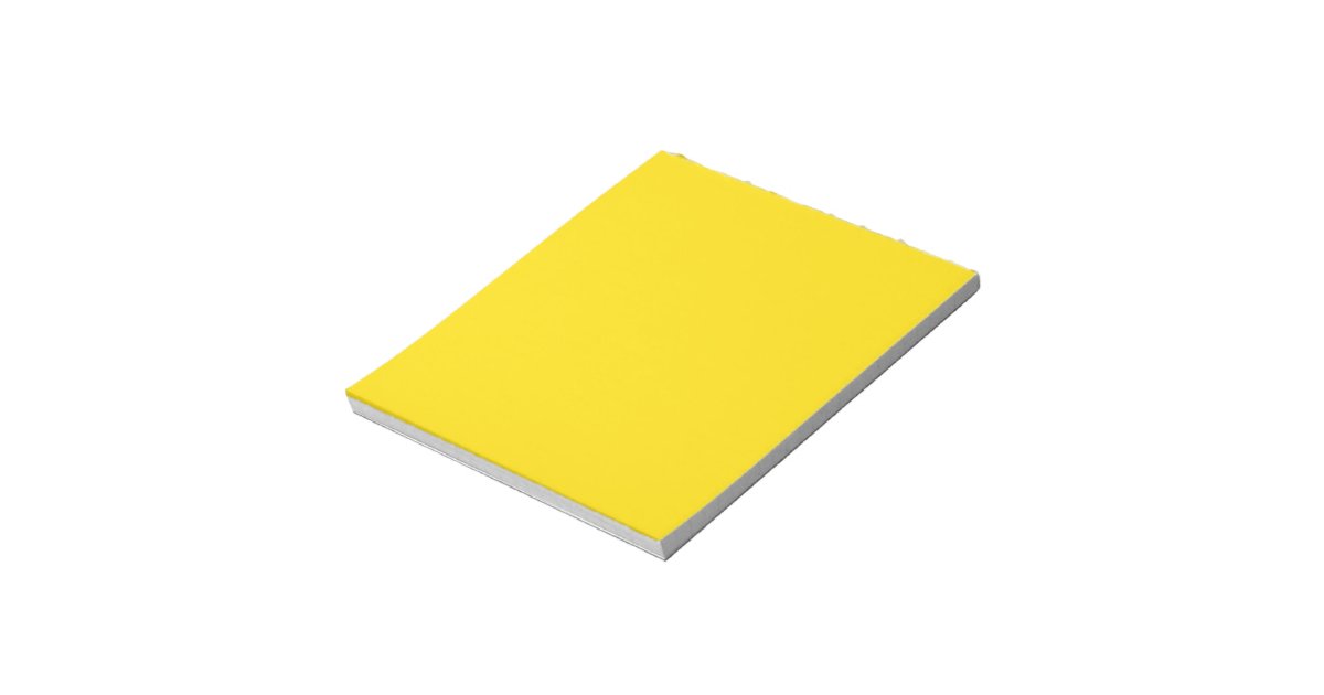 Dandelion (solid color) notepad | Zazzle