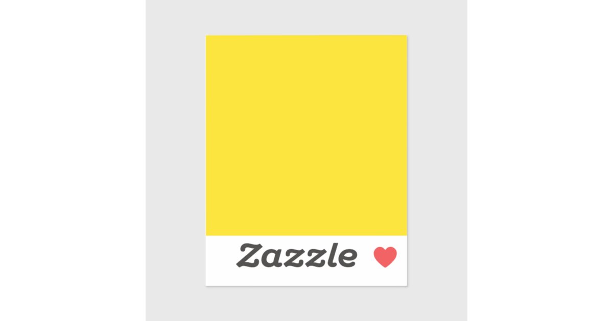 Dandelion (solid color) sticker | Zazzle