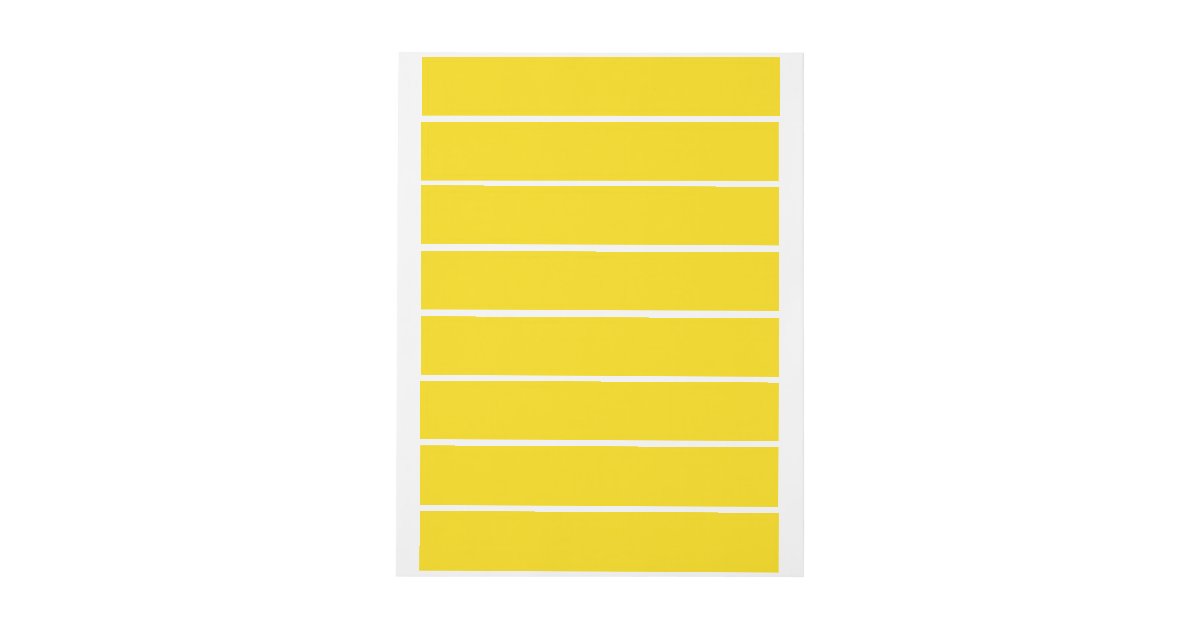 Dandelion (solid color) Wrap Around Label | Zazzle