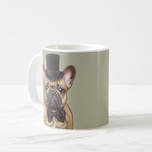 Dandy Chic French Bulldog Coffee Mug | Zazzle