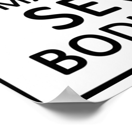 Danger Bass Poster | Zazzle