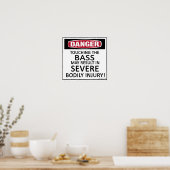 Danger Bass Poster | Zazzle