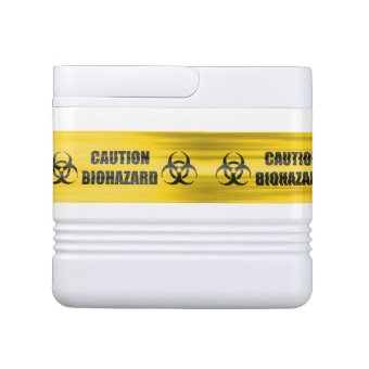 Danger Biohazard Waste Igloo Cooler | Zazzle