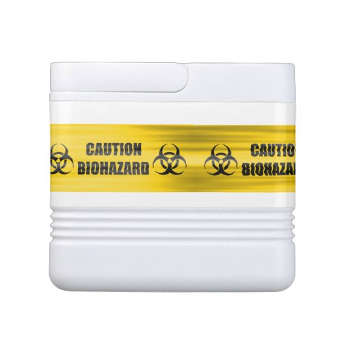 Danger Biohazard Waste Igloo Cooler | Zazzle
