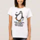 Danger Funny Penguin Graphic T-Shirt | Zazzle