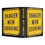 Danger Men Cooking Cookbook Binder | Zazzle