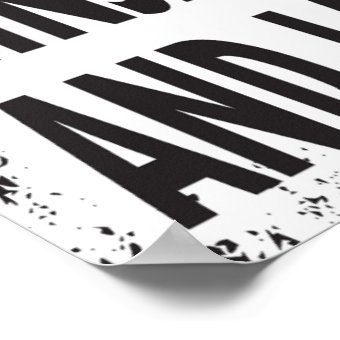 DANGER! Poster | Zazzle