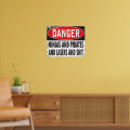 DANGER! Poster | Zazzle