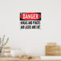 DANGER! Poster | Zazzle