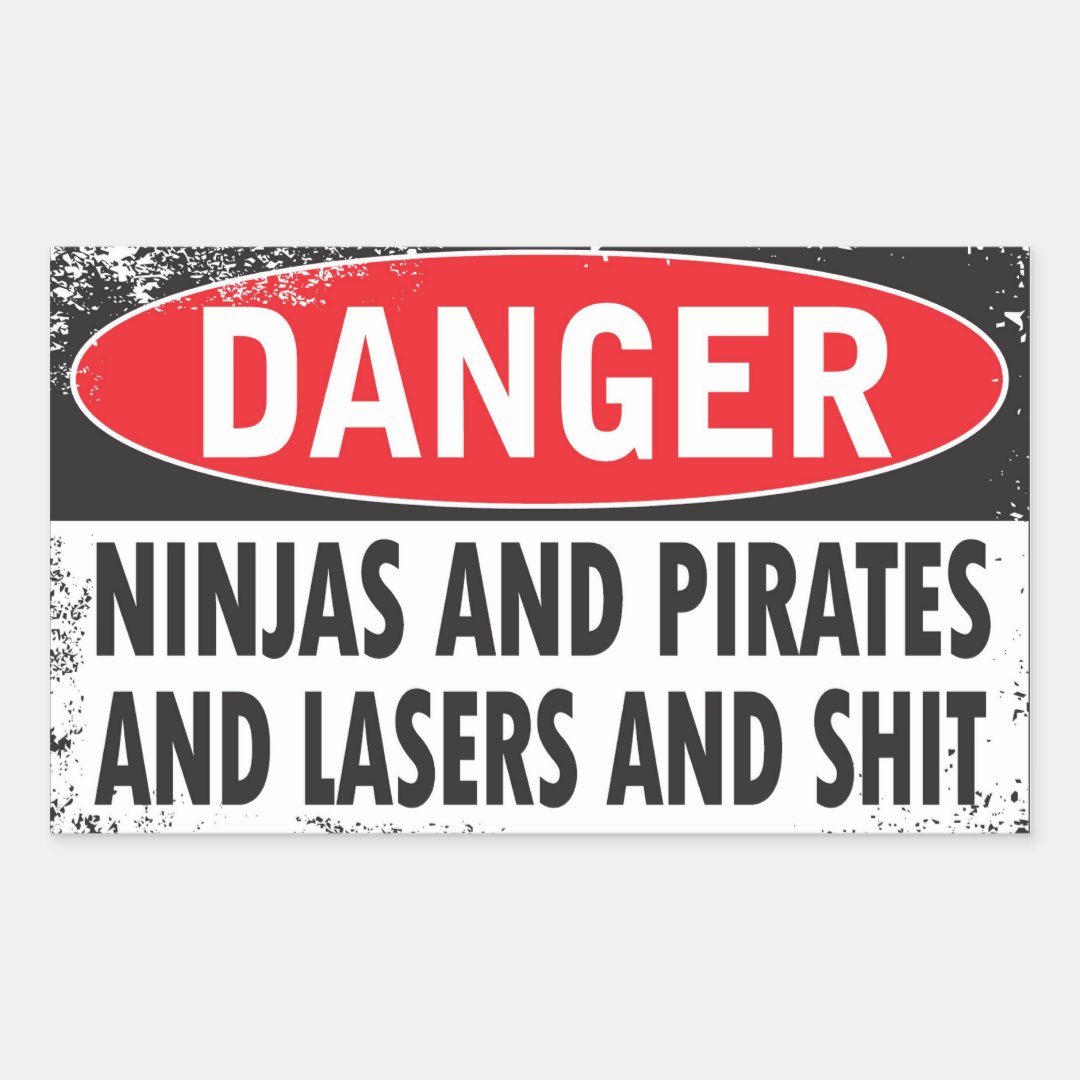 DANGER! Stickers | Zazzle