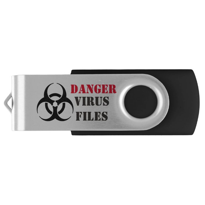 DANGER VIRUS USB FLASH DRIVE | Zazzle.com