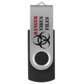 DANGER VIRUS USB FLASH DRIVE | Zazzle