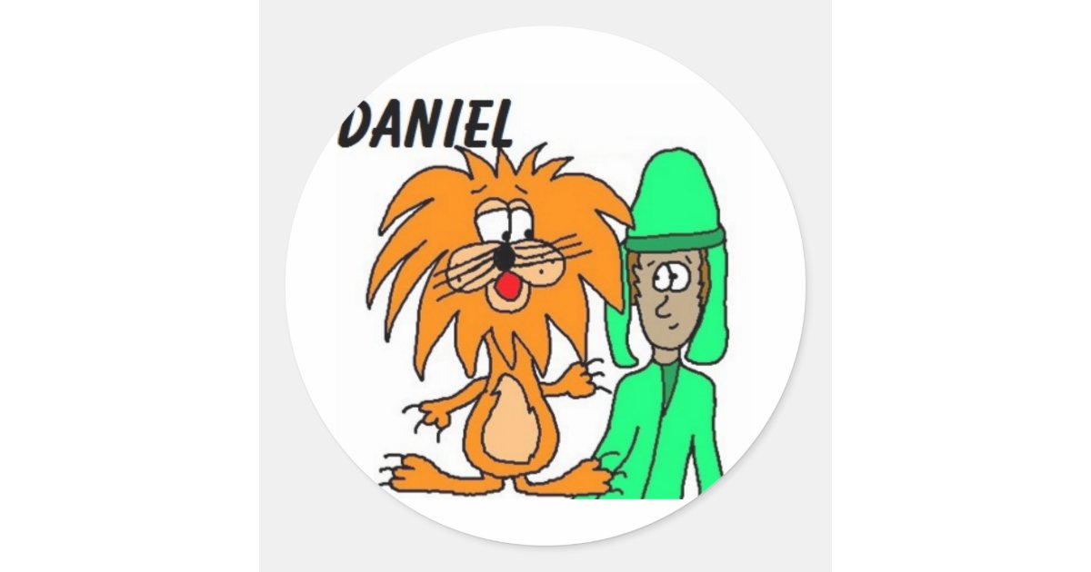 Daniel In The Lion's Den Stickers | Zazzle