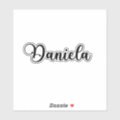 Daniela Name - Handwritten Calligraphy Sticker | Zazzle