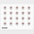 DANIELS FAMILY CREST - DANIELS COAT OF ARMS CLASSIC ROUND STICKER | Zazzle
