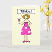 Danish Congratulations Tillykke Card | Zazzle