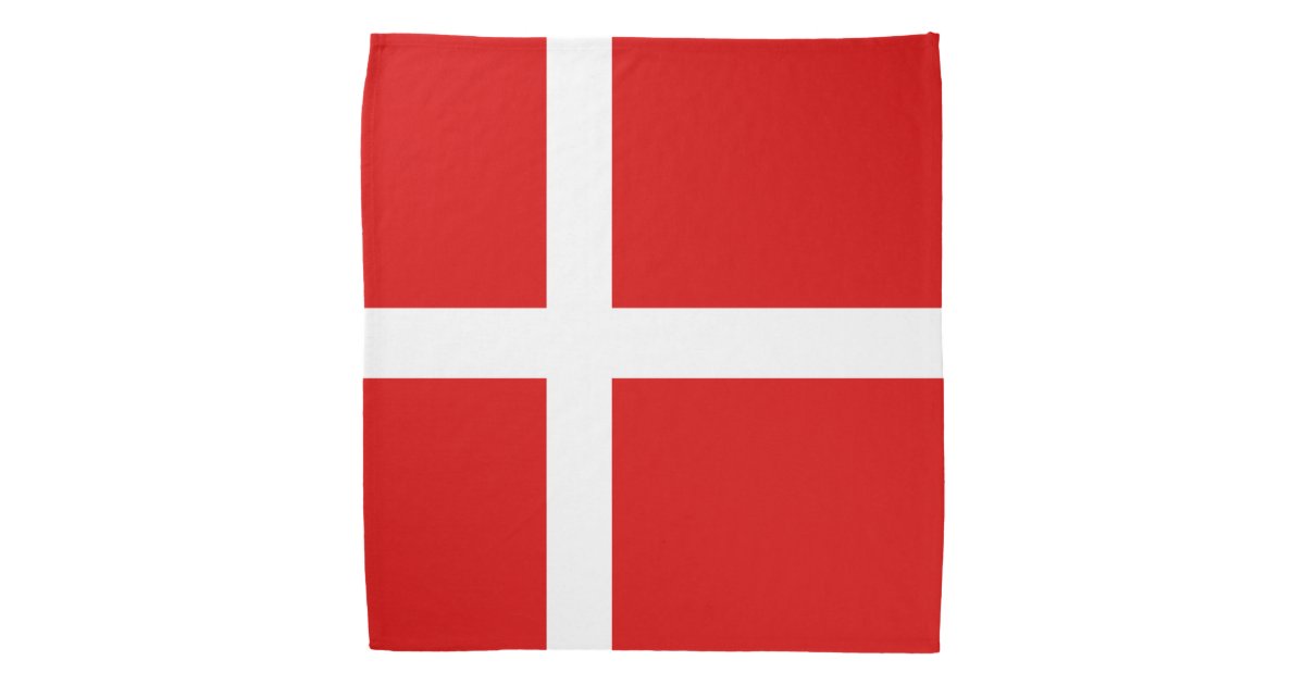 Danish flag of Denmark bandana | Zazzle.com