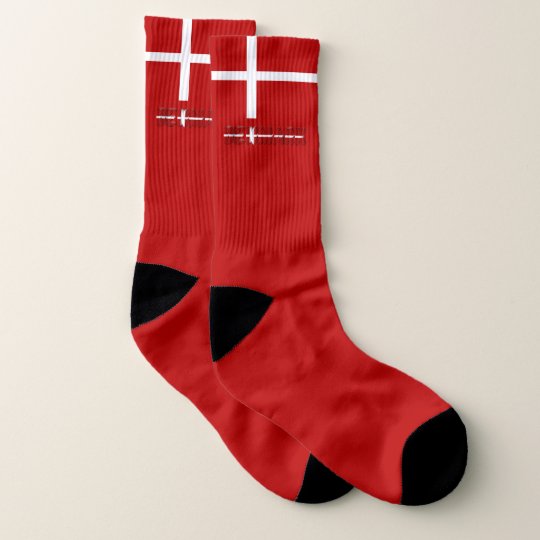 Danish flag socks | Zazzle.com