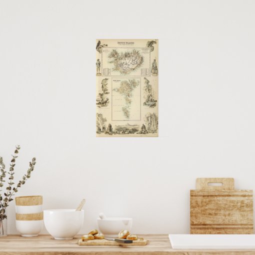 Danish Islands in the North Atlantic Ocean Poster | Zazzle