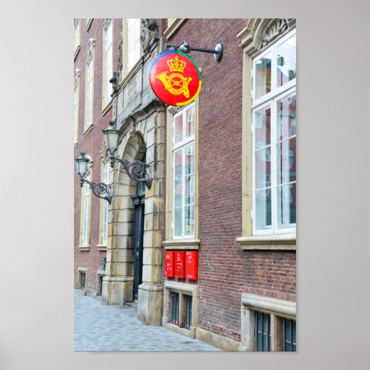 Danish Post Office, Copenhagen, Denmark Poster | Zazzle.com