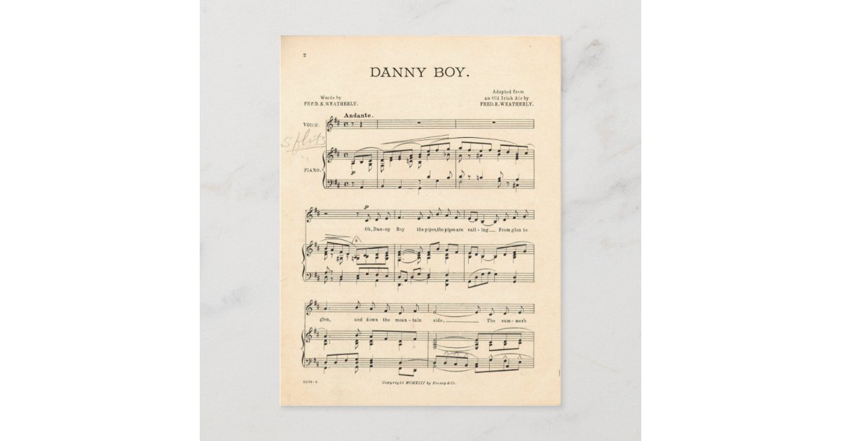Danny Boy 1 Postcard | Zazzle