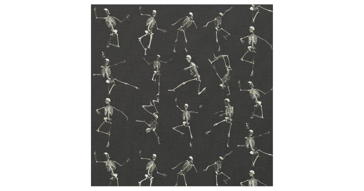 Danse Macabre Fabric | Zazzle
