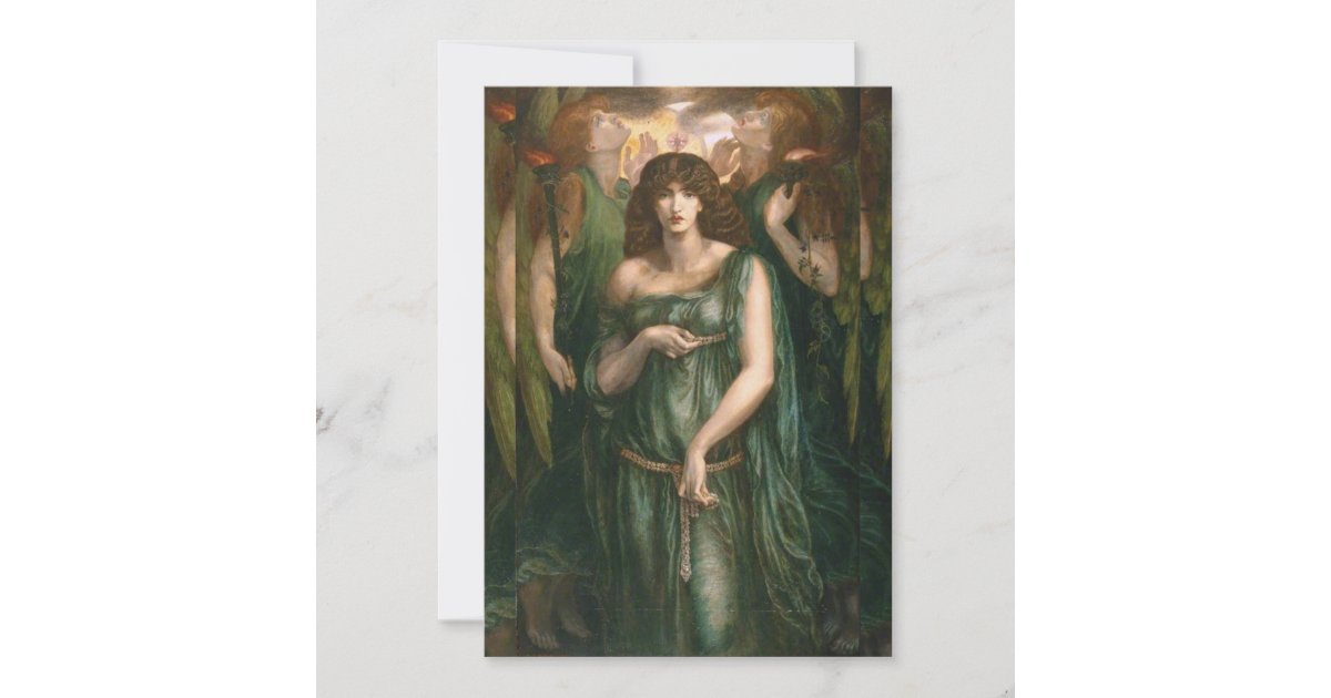 Dante Gabriel Rossetti - Astarte Syriaca Invitation | Zazzle